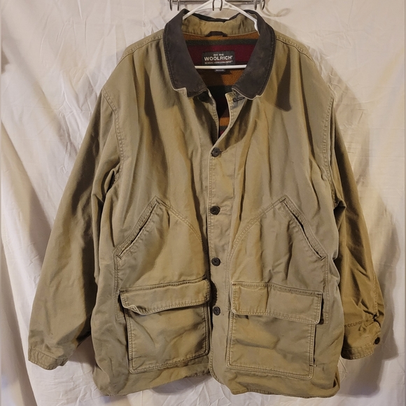 Woolrich | Jackets & Coats | Vintage Woolrich Dark Wheat Blanket Lined ...